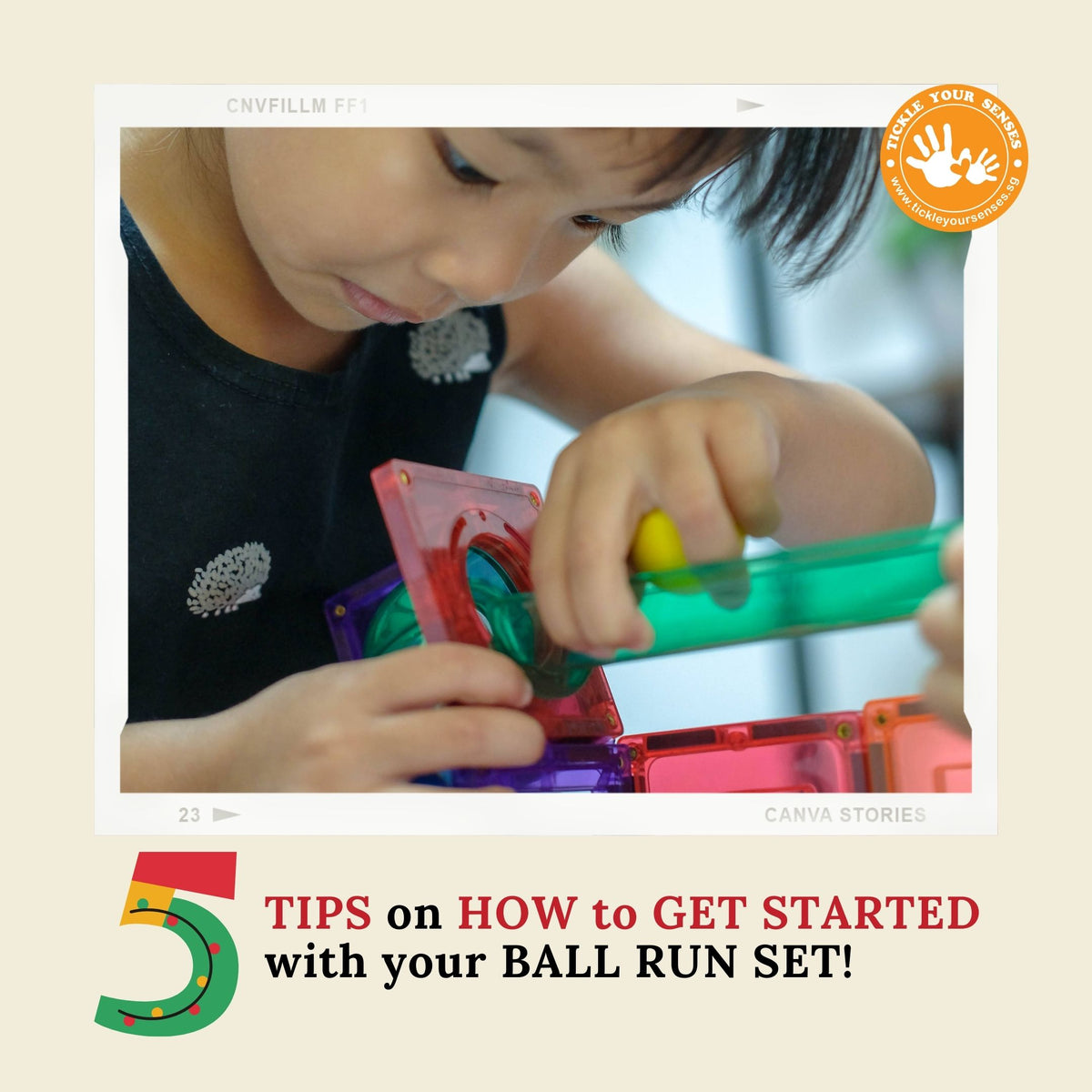 5 Tips on HOW to GET STARTED with your Ball Run Set! – Tickle Your Senses
