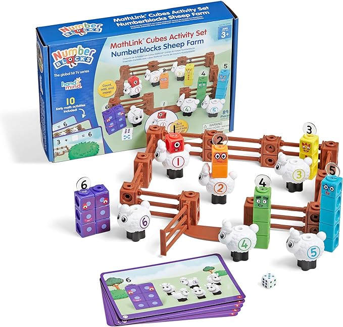 MathLink® Cubes Activity Set Numberblocks® Sheep Farm *NEW* – Tickle ...