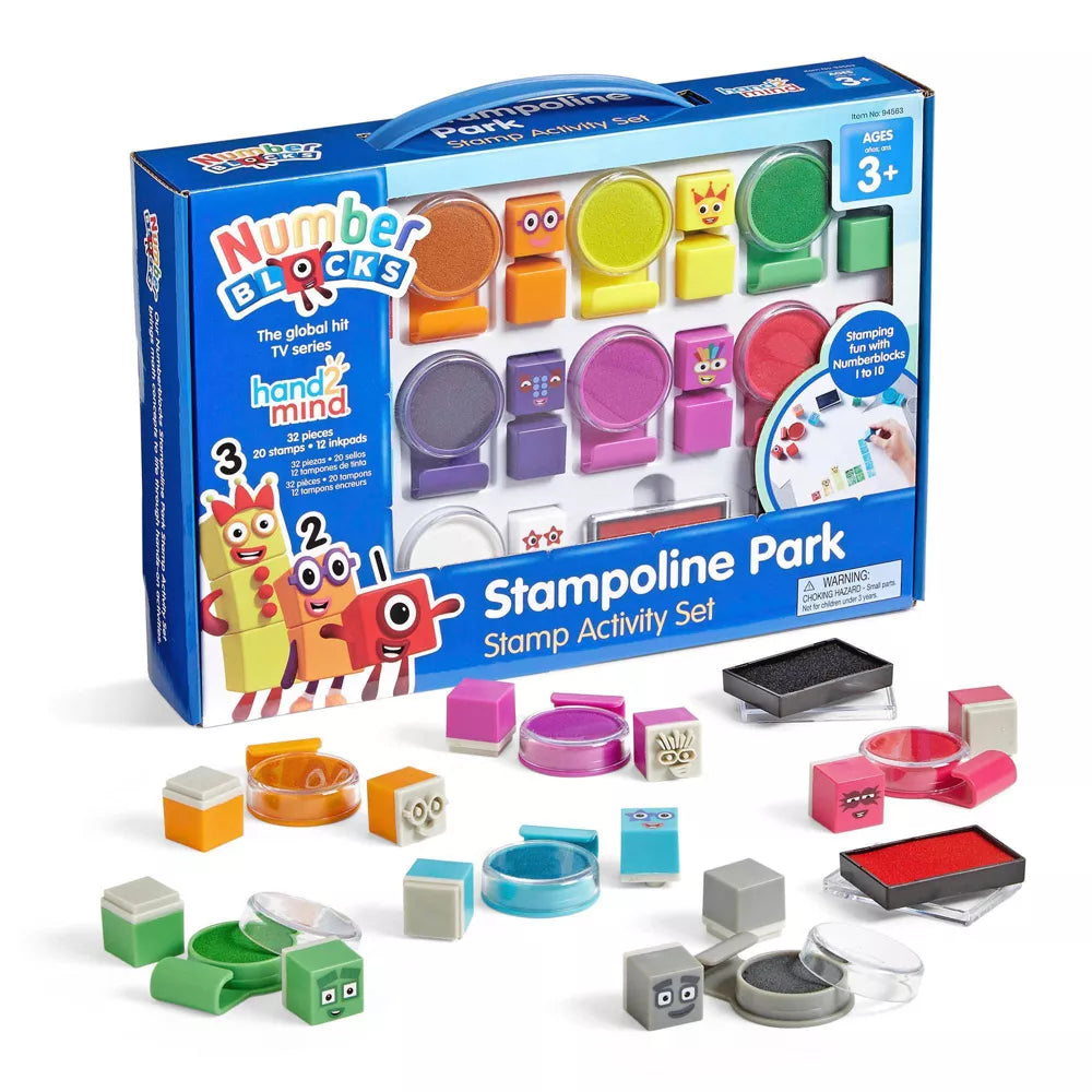 Numberblocks Stampoline Park Stamp Activity Set – Tickle Your Senses
