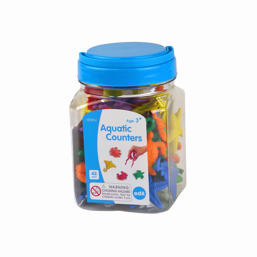 Sea Creatures Aquatic Counters (7 diff Sea Creatures, 42 pcs) – Tickle ...